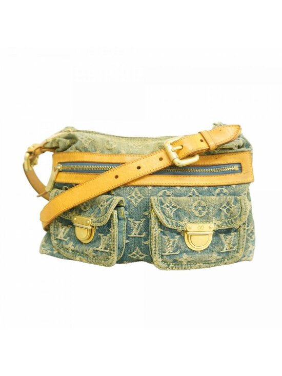 Louis Vuitton | Bags | Louis Vuitton Shoulder Bag Monogram Denim Pm ...
